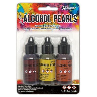 TANK79507 Ranger Tim Holtz Alcohol Ink Pearls Kit 5 Intense Radiant ...