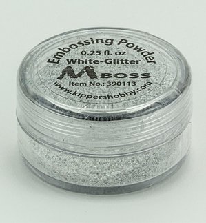 MBoss Embossing powder - White-Glitter(Special Silver) | k390113