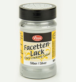 op=op Facetten Lack Metallic Silver Viva Decor 90ml | 1122.904.40