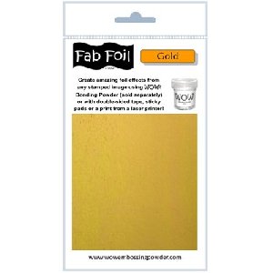 WOW Fabulous Foil Bright Gold Pack 1mtr x 10.1cm | W216-GLD01 ...